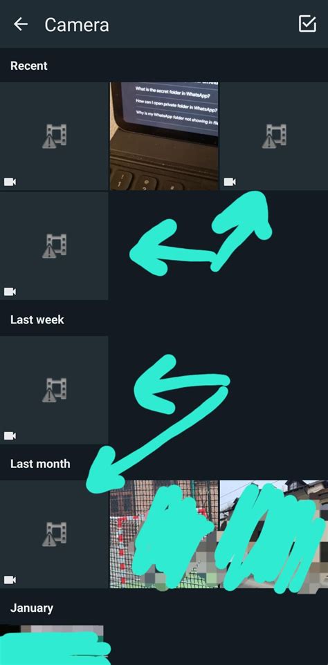 Downloaded Vids Recorded Vids From Cam Not Visible In Camera Folder