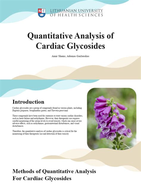 Quantitative Analysis Of Cardiac Glycosides Pdf Thin Layer Chromatography Chromatography