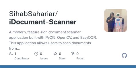 Github Sihabsahariaridocument Scanner A Modern Feature Rich Document Scanner Application