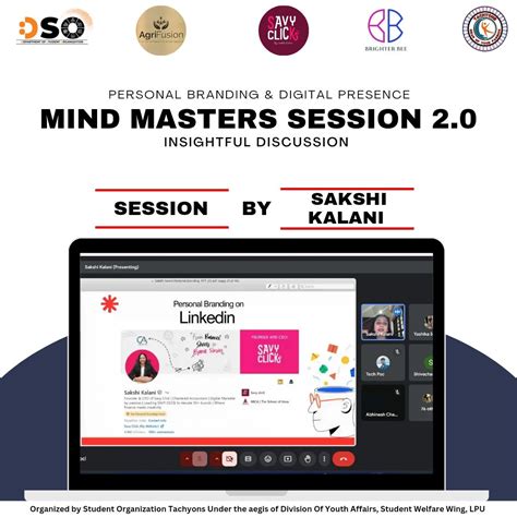 Personalbranding Digitalpresence Tachyons Mindmasters Careergrowth Tachyonslpu Lpu