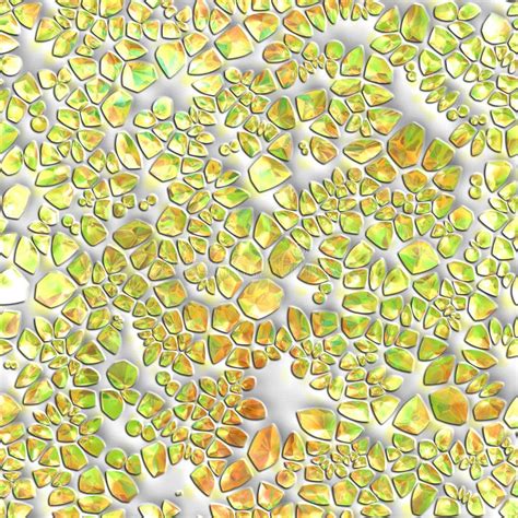 Continuous Rhinestone Crystal Pattern Stock Illustration Illustration