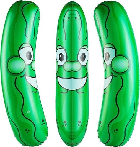 Giant Inflatable Pickle Pack Of 3 36 Inch Tall Funny Pickle Ts