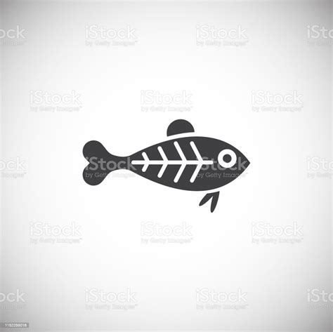 그래픽 및 웹 디자인에 대 한 배경에 물고기 아이콘입니다 간단한 그림 웹 사이트 버튼 또는 모바일 앱에 대 한 인터넷 개념 기호입니다 강에 대한 스톡 벡터 아트 및 기타