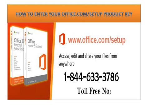 PPT How To Activate Office Setup Key Call 1 844 633 3786 Office Com Setup PowerPoint