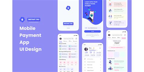 Instant Pay Mobile Payment App Ui Design Community Figma Community