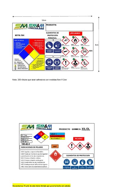 Rotulo Para Sustancias Quimicas Descargar Gratis Pdf Ciencias