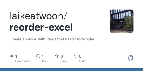 Github Laikeatwoonreorder Excel Create An Excel With Items That Github Laikeatwoonreorder Excel Create An Excel With Items That
