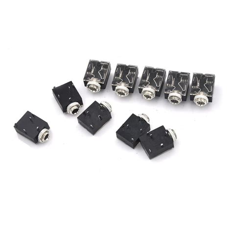 Pcs Lot Pin Headphone Jack PCB Mount Female Grandado