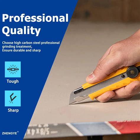 25mm 18mm 9mm 스냅 오프 블레이드 산업용 박스 커터 유틸리티 나이프 블레이드 슬라이딩 개폐식 나이프 10pcs 교체 블레이드 Buy 유틸리티 나이프 블레이드