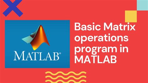 Matlab And Matrix Operation At Natasha Pruitt Blog