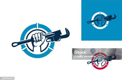 배관 서비스 로고 템플릿 디자인 벡터 엠블럼 디자인 개념 크리에이티브 심볼 아이콘 개념에 대한 스톡 벡터 아트 및 기타 이미지 개념 개념과 주제 건설 산업 Istock