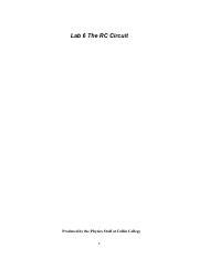 Understanding RC Circuits Charging And Discharging Capacitors Course Hero