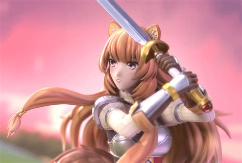 My Raphtalia Fanart In 3d For Resin Printing R Raphtalia
