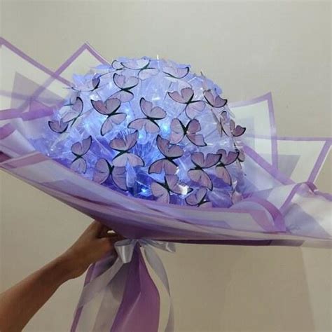 خرید و قیمت دسته گل پروانه 48 تایی از غرفه دسته پروانه آیما