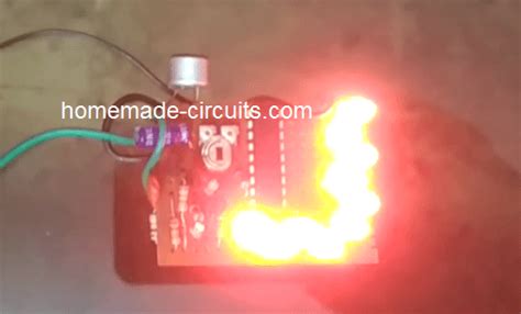 Wireless Music Level Indicator Circuit Homemade Circuit Projects
