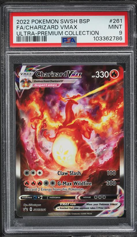 2022 Pokemon Swsh Black Star Promo Ultra Premium Charizard Vmax 261