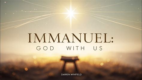 Immanuel God With Us Youtube