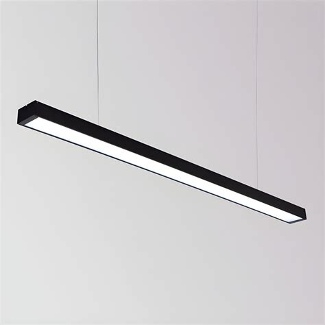 Modern Rectangular Hanging Ceiling Light Metal Office Pendant Lighting