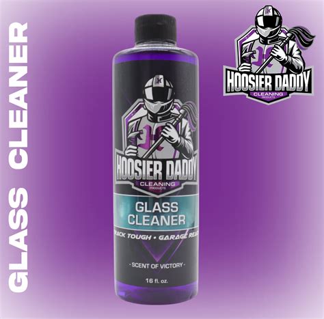 Hoosier Daddy 16oz Glass Cleaner Streak Free Formula For Crystal Cle