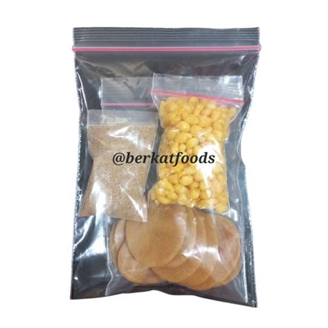Jual Pani Puri Set Lengkap Mini Kerupuk Dry Puri Boondi Isian And Bumbu Kuah Panipuri Masala