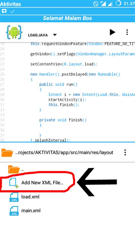 Cara Membuat SplashScreen Pada Aplikasi Android Melalui Aide AKTIVITAS WEB
