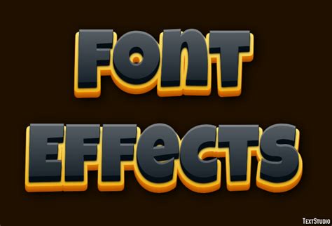 Font Effects Text Effect And Logo Design Font