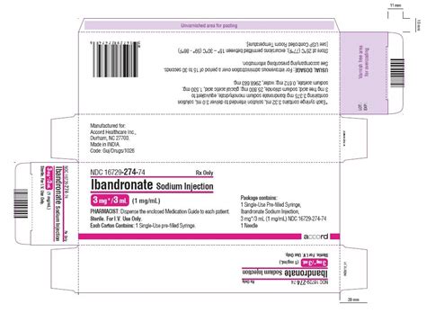 Ibandronate Sodium Injection Package Insert