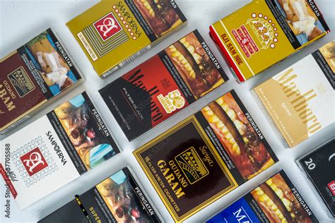 Jakarta Indonesia March 27 2023 Some Packs Of Indonesian Cigarette