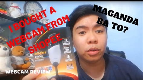 A4tech Pk 635g Webcam Review And Shopee Experience Youtube
