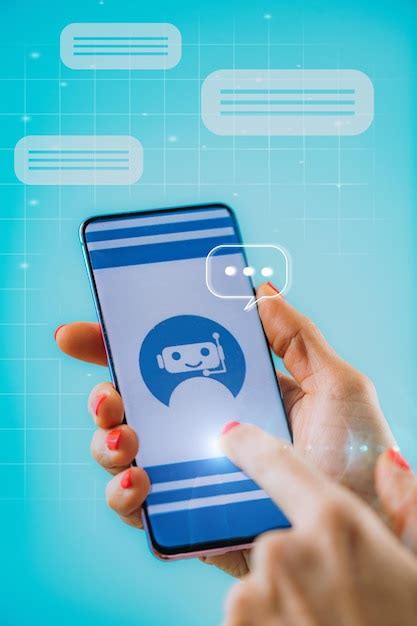 Premium Photo Chatbot Digital Robot Assistant Helping A Customer