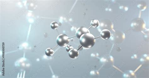 Propene Rotating 3d Molecule Molecular Structure Of Alkene Seamless Video Stock 비디오 Adobe Stock