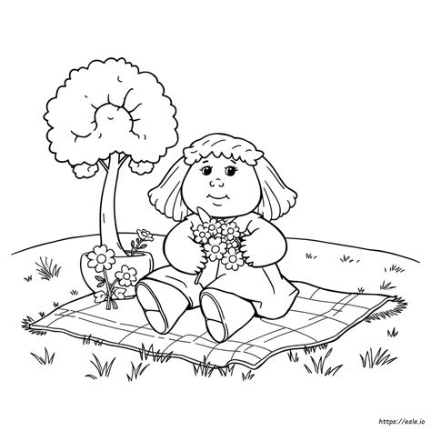 Cabbage Patch Coloring Pages