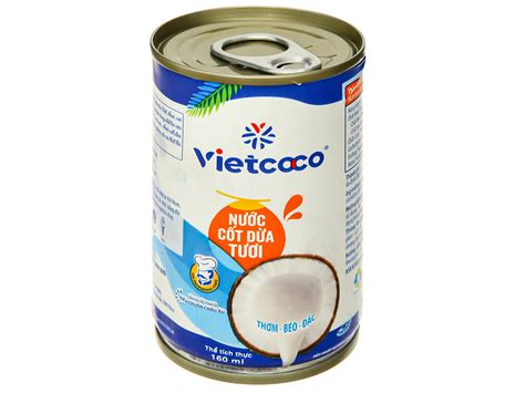 Nước Cốt Dừa Tươi Vietcoco Lon 160ml Tại Bách Hóa Xanh