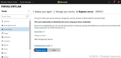 How To Set Up Azure File Sync In Windows Admin Center Servermgmt