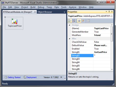 Develop Excel Rtd Server In Net C Vb Net C