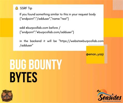 Bug Bounty Village On Linkedin Infosec Bugbounty Bugbountytips
