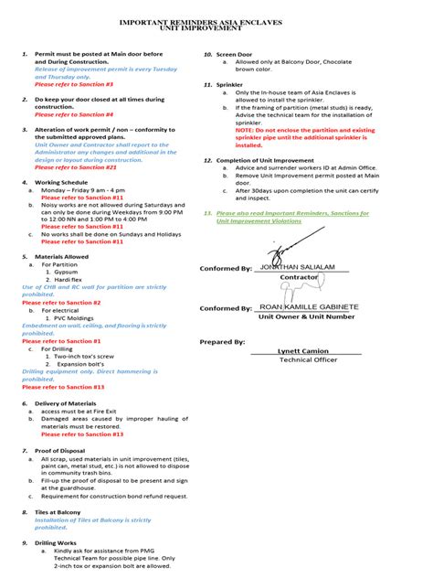 Ui Guidelines For Contractors Signed Download Free Pdf Building