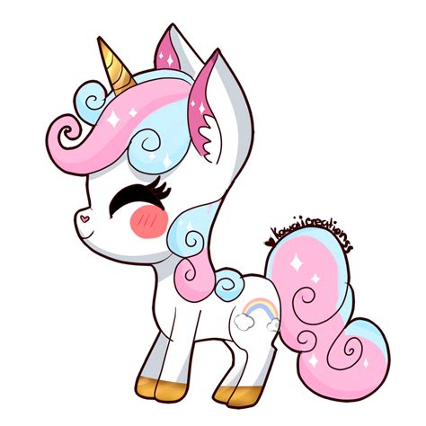 Unicorn Cute By Kawaiicreationss On Deviantart