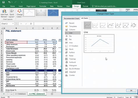 How To Insert An Excel Chart 365 Financial Analyst