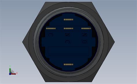 单刀双掷的带灯金属按钮开关solidworks 2012模型图纸下载 懒石网 单刀双掷的带灯金属按钮开关solidworks 2012模型图纸下载 懒石网