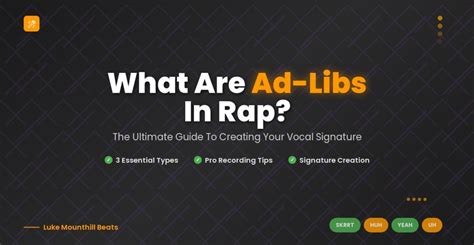 Rap Ad Libs Explained A Beginners Guide To Pro Vocals