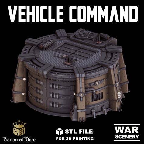 Grimdark Vehicle Command Stl File