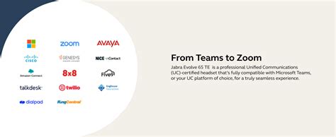 Jabra Evolve Te Link A Ms Stereo Headset With Quality Microphone