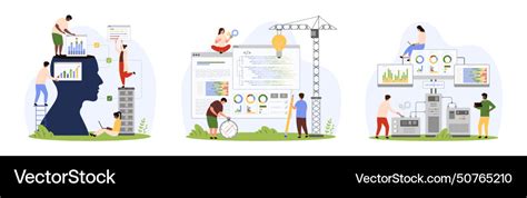 backend development coding software engineering vector image
