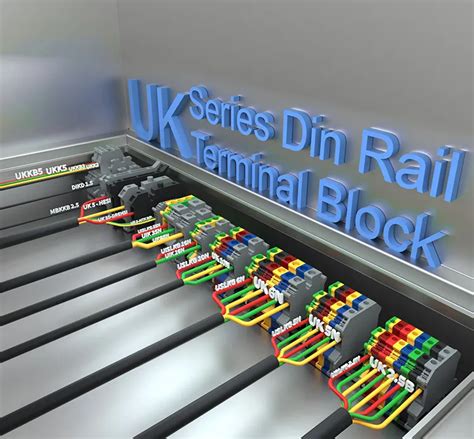 Plastic Nylon PA66 UK 2 5B Universal Mounting Panel Mount Pass Through Screw Cage DIN Rail Screw