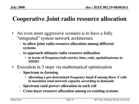Ppt Radio Resource Management Of Coexisting Multi Radio Systems Powerpoint Presentation Id