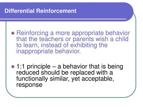 PPT Differential Reinforcement PowerPoint Presentation Free Download ID 3286617