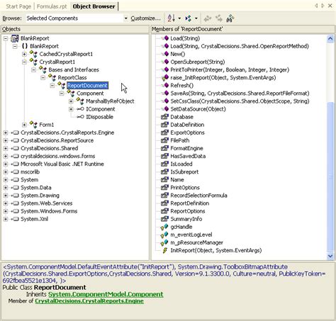 1405 Reportdocument Object Crystal Reports Online Training