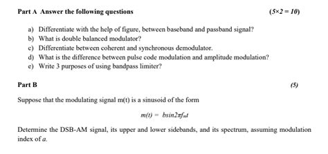 Solved Part A Answer The Following Questions X A Chegg Com