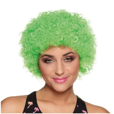 Green Afro Wig And Pop Star Costumes Next Day Delivery